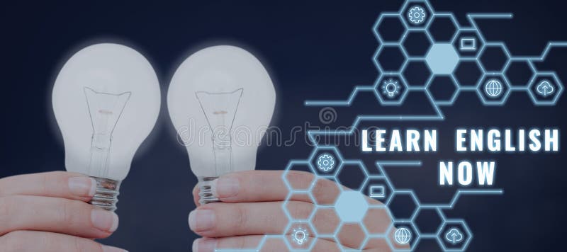 Text Showing Inspiration Learn English Now. Word for Gain or Acquire ...