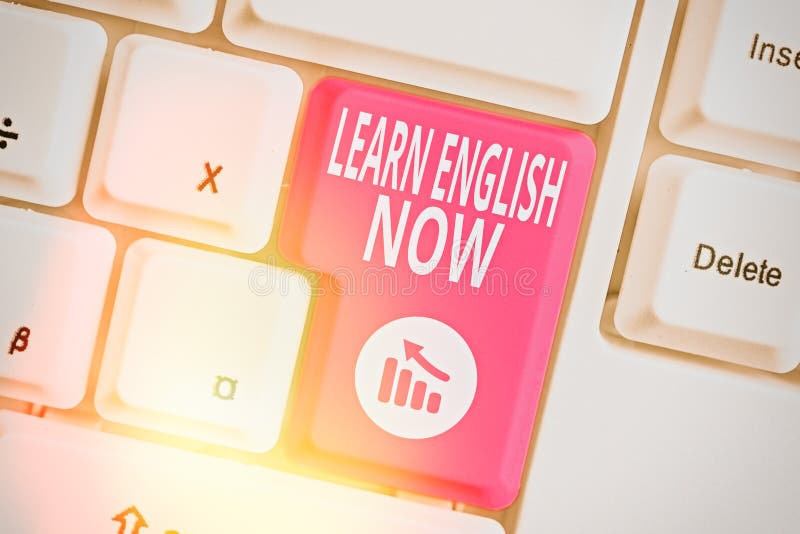 Handwriting Text Learn English Now. Concept Meaning Gain or Acquire ...