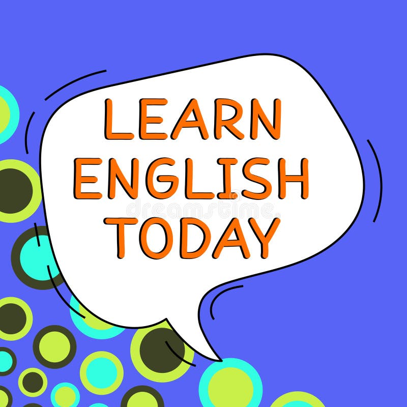 Handwriting Text Learn English Today. Conceptual Photo Gain or Acquire ...