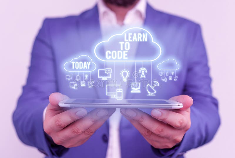 Handwriting Text Learn To Code Concept Meaning Learn To Write Software Be A Computer Programmer