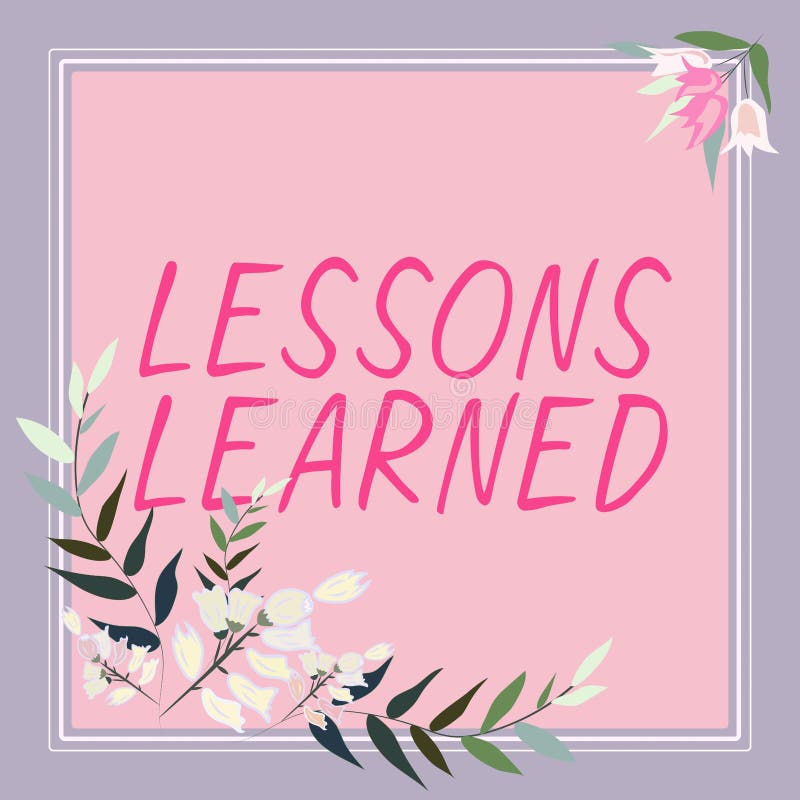 Handwriting Text Lessons Learned. Concept Meaning Experiences Garnered ...