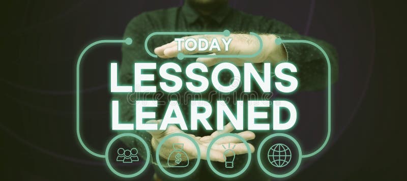 Handwriting Text Lessons Learned. Conceptual Photo the Knowledge or ... Handwriting Text Lessons Learned. Conceptual Photo the Knowledge or ...
