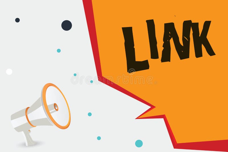 Handwriting Text Link. Concept Meaning Loop in a Chain Network of ...