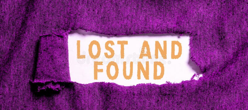 Text Showing Inspiration Lost and Found. Internet Concept Place Where ... Text Showing Inspiration Lost and Found. Internet Concept Place Where ...