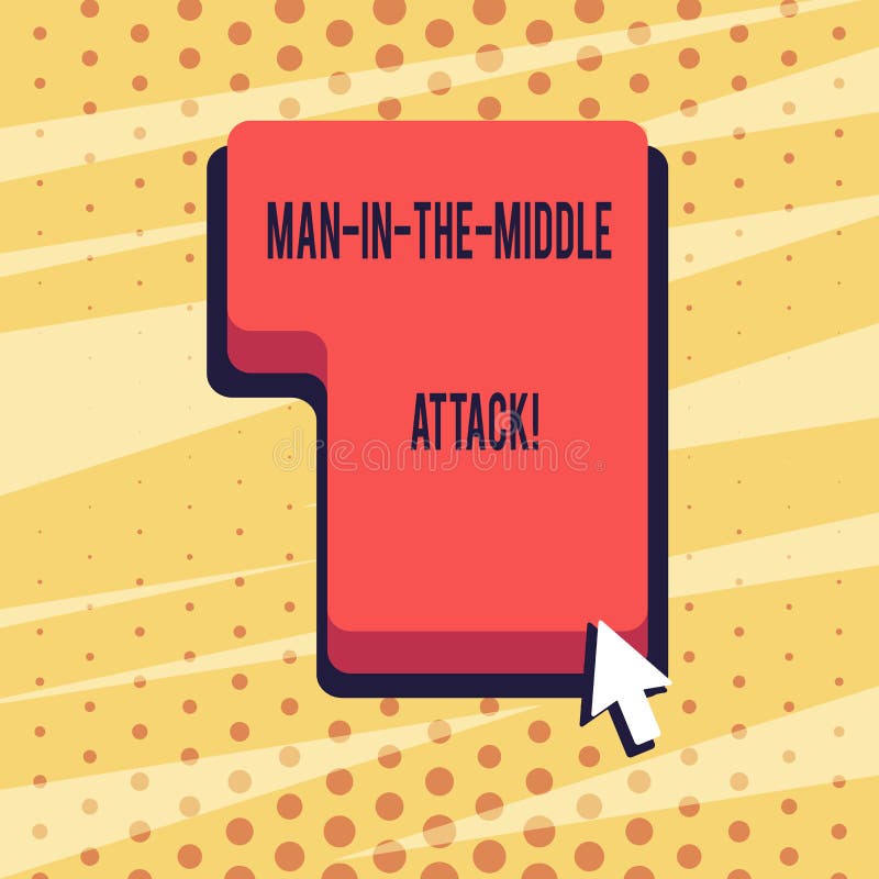 Handwriting Text Man in the Middle Attack. Concept Meaning ...