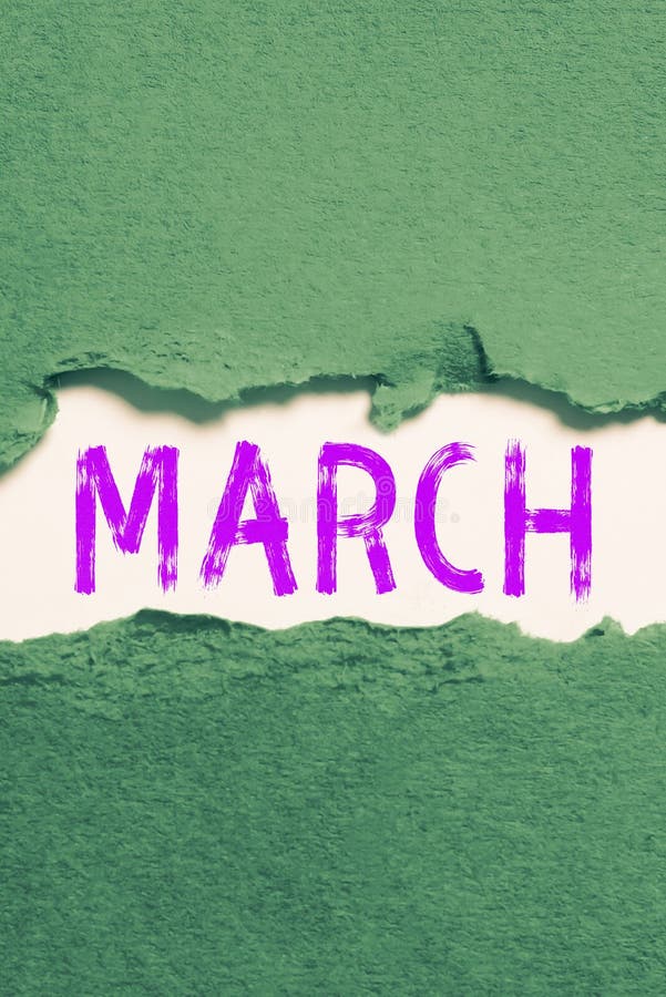 Conceptual Caption March. Concept Meaning Third Month Year Where Spring ... Conceptual Caption March. Concept Meaning Third Month Year Where Spring ...