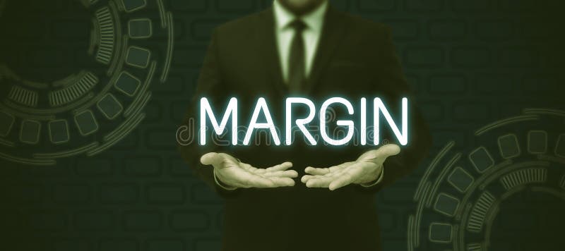 Handwriting Text Margin. Word Written on Extra Amount of Something that ...