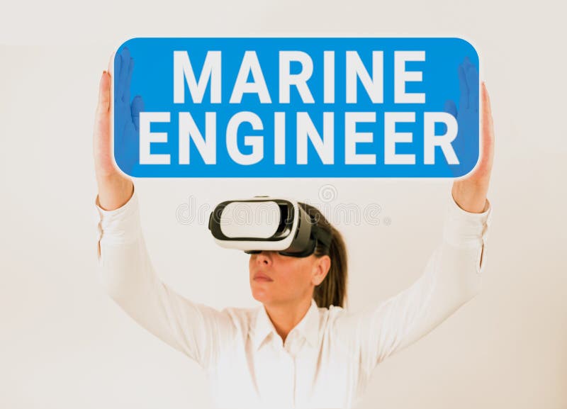 Handwriting Text Marine Engineer. Word for Incharge with Maintenance ...