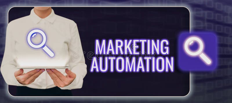 Conceptual Caption Marketing Automation. Business Idea Software ... Conceptual Caption Marketing Automation. Business Idea Software ...