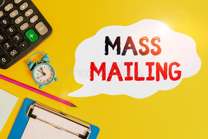 Handwriting Text Mass Mailing. Concept Meaning Act of Sending the Same ... Handwriting Text Mass Mailing. Concept Meaning Act of Sending the Same ...