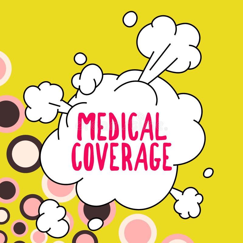 Text Sign Showing Medical Coverage. Business Overview Inclusion within ...