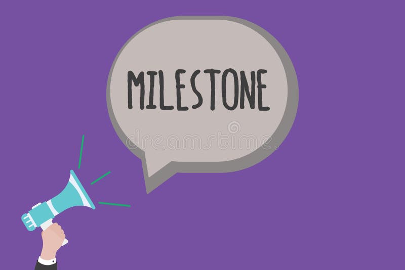 Handwriting Text Milestone. Concept Meaning Significant Stage or Event ...