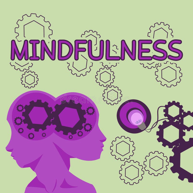 Text Caption Presenting Mindfulness. Business Overview State of Mind ...