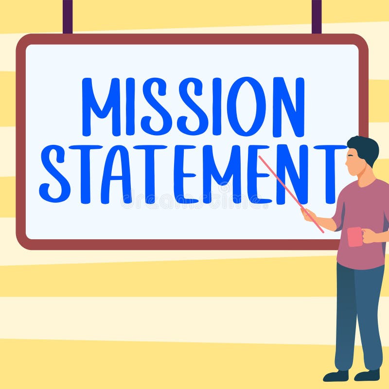 Handwriting Text Mission Statement. Internet Concept Formal Summary of ...