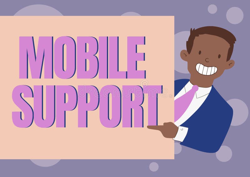 Handwriting Text Mobile Support. Business Showcase Provides Maintenance ...