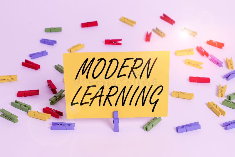 Handwriting Text Modern Learning. Concept Meaning Flexible and Agile ...