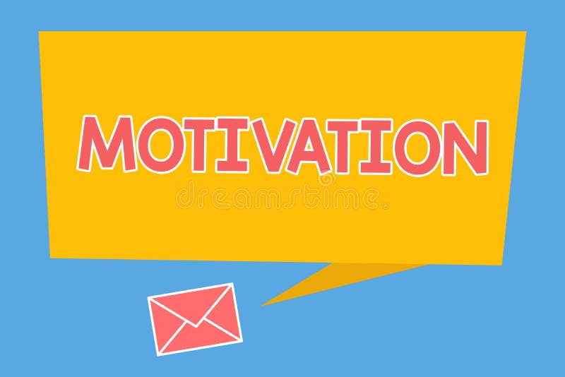 Handwriting Text Motivation. Concept Meaning Reasons for Acting ...