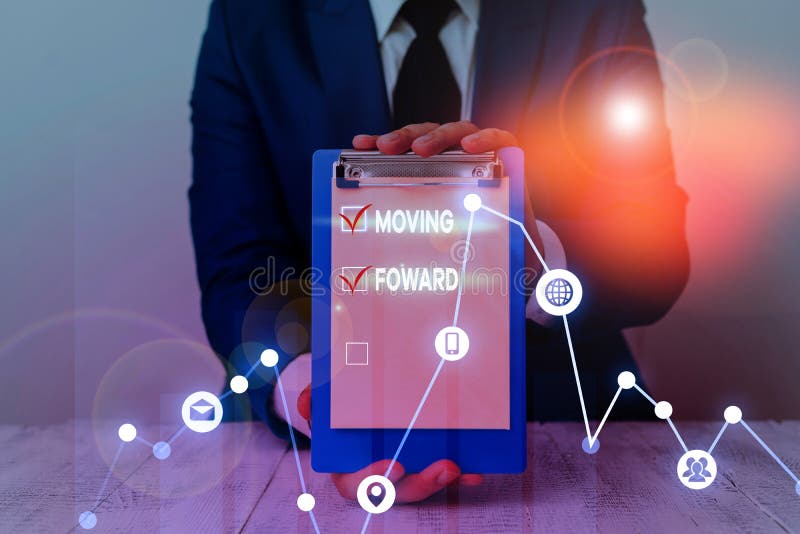 Handwriting Text Moving Foward. Concept Meaning Towards a Point Move on ... Handwriting Text Moving Foward. Concept Meaning Towards a Point Move on ...
