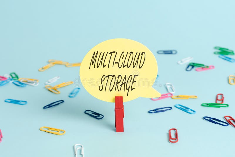 Handwriting Text Multi Cloud Storage. Internet Concept Use of Multiple ... Handwriting Text Multi Cloud Storage. Internet Concept Use of Multiple ...