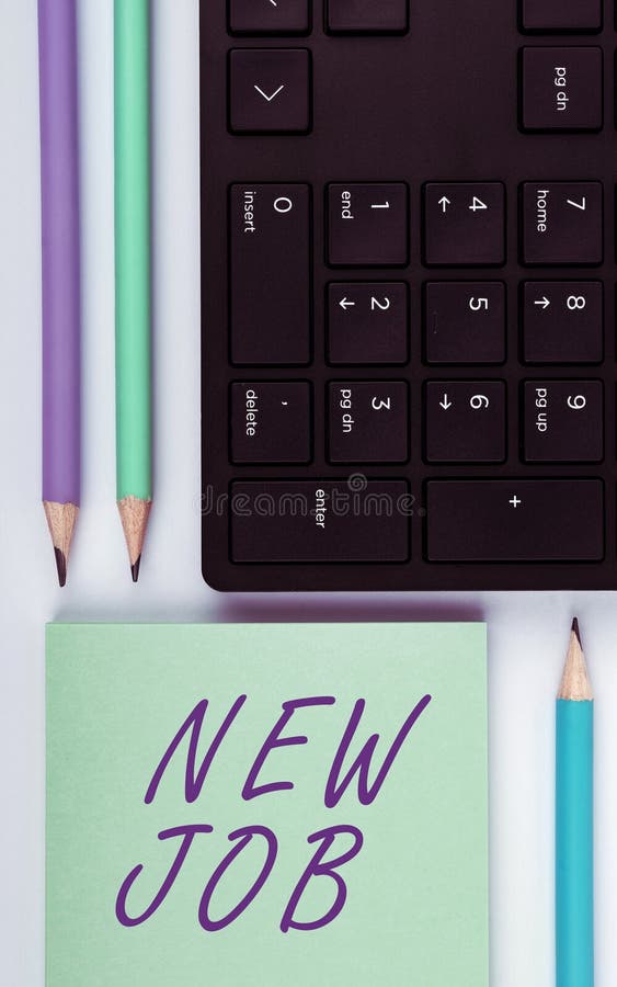 Handwriting Text New Job. Business Idea Signing Contract Finding Work ... Handwriting Text New Job. Business Idea Signing Contract Finding Work ...
