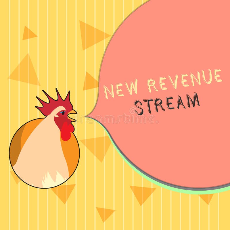 Handwriting Text New Revenue Stream. Concept Meaning Additional ...