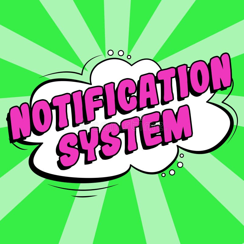 Writing Displaying Text Notification System. Business Approach Do Not ...