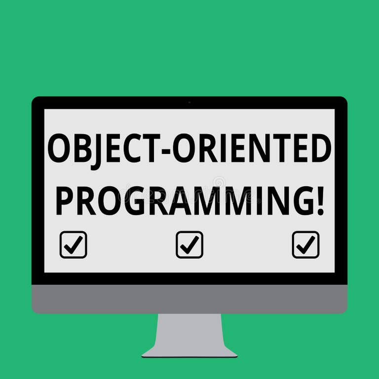 Handwriting Text Object Oriented Programming. Concept Meaning Language ...