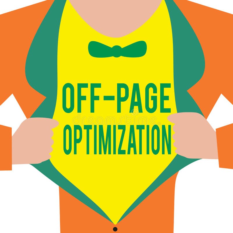 Handwriting Text Off Page Optimization. Concept Meaning Website ...