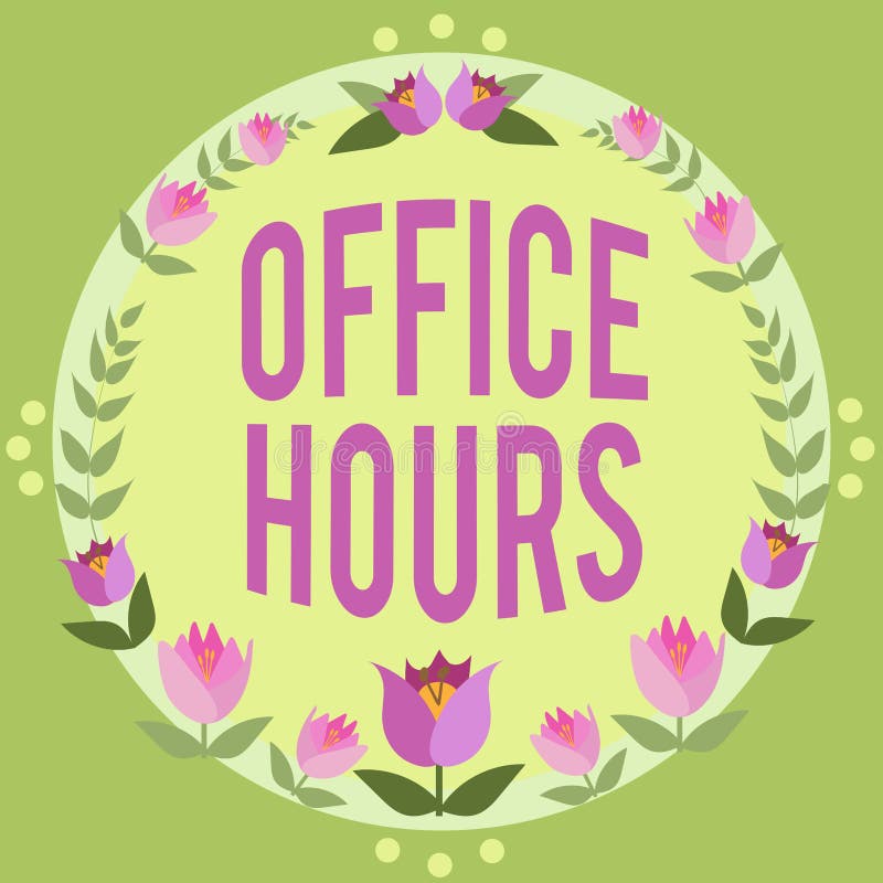 Handwriting Text Office Hours. Internet Concept the Hours Which ... Handwriting Text Office Hours. Internet Concept the Hours Which ...