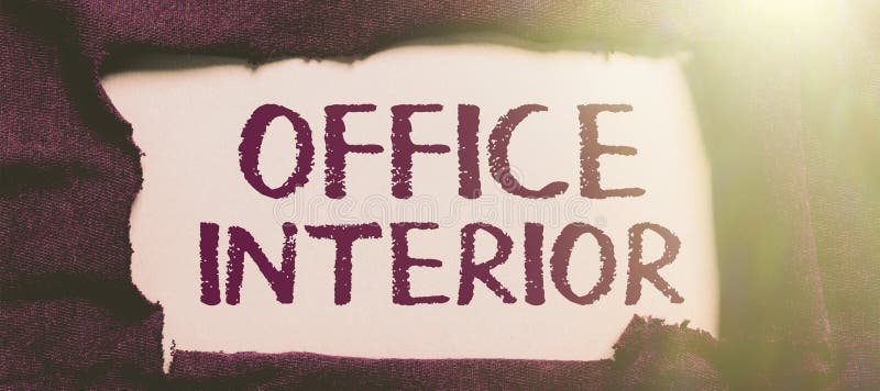 Handwriting Text Office Interior. Business Approach Making Indoor ...