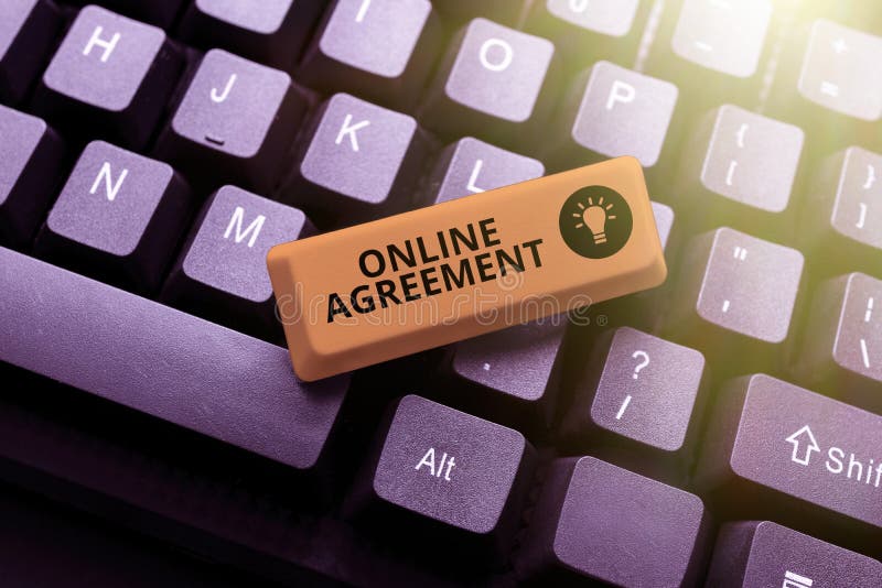 Handwriting Text Online Agreement. Business Idea Contracts that are ...