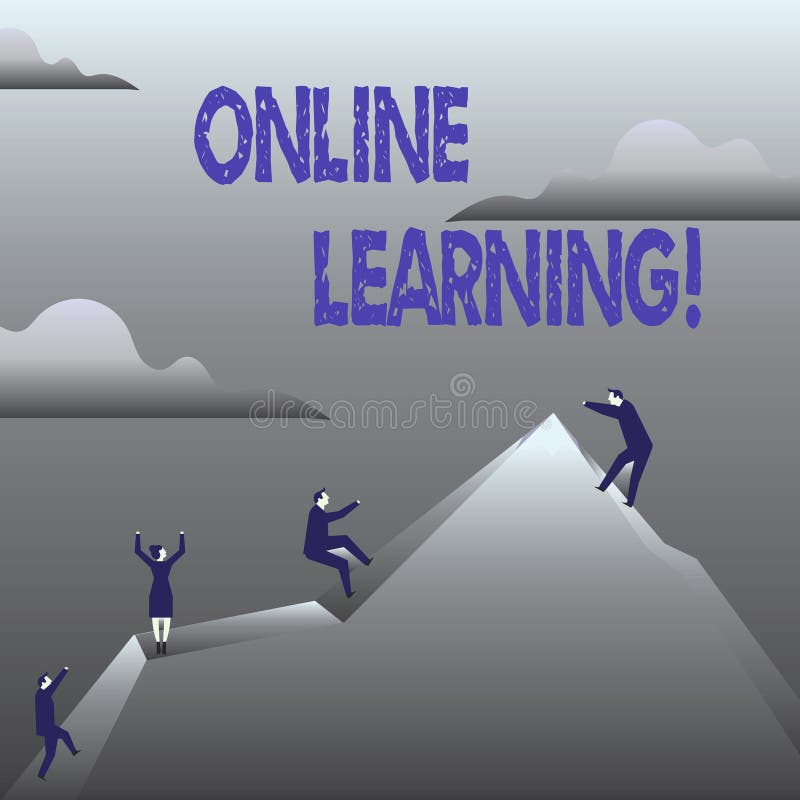 Handwriting Text Online Learning. Concept Meaning Distance Education ...