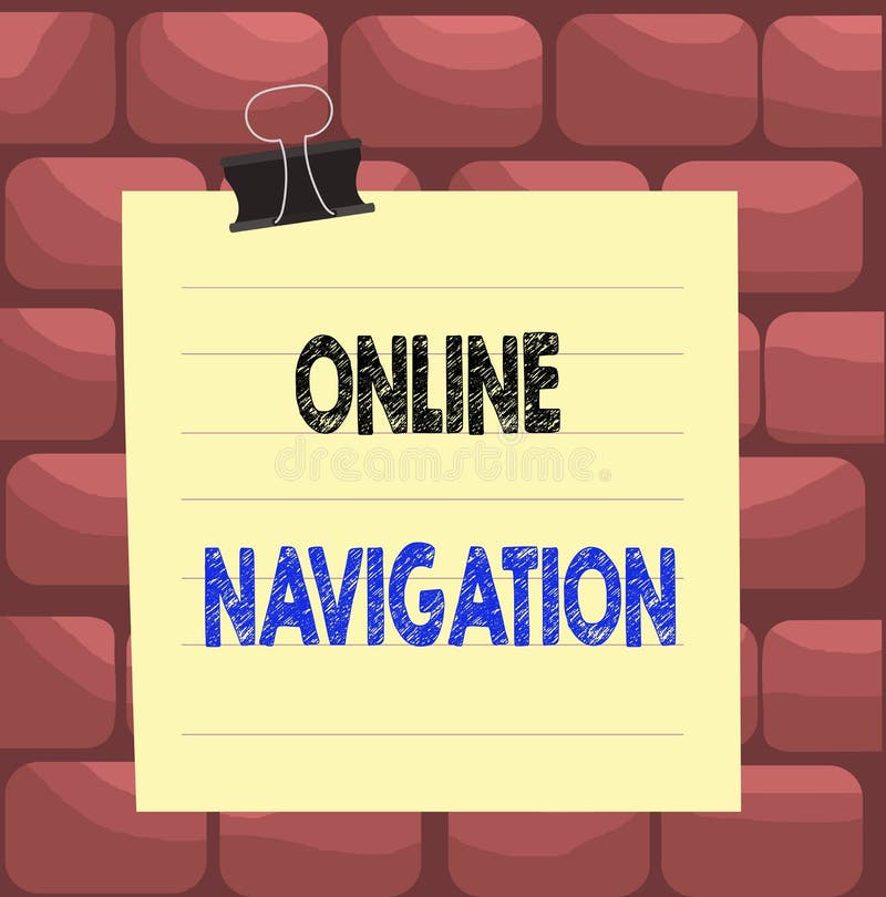 Handwriting Text Online Navigation. Concept Meaning Navigating a ...