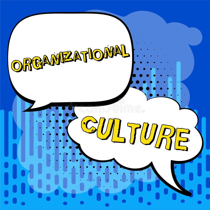 Text Caption Presenting Organizational Culture. Business Concept the ...