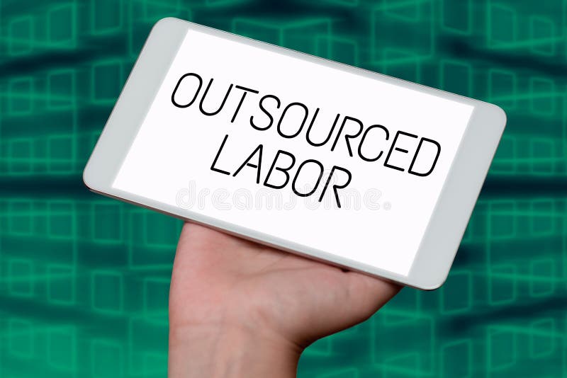 Handwriting Text Outsourced Labor. Business Idea Storage or ... Handwriting Text Outsourced Labor. Business Idea Storage or ...