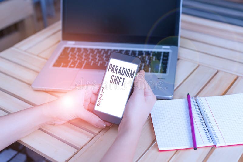 Handwriting Text Paradigm Shift. Concept Meaning Fundamental Change in ...