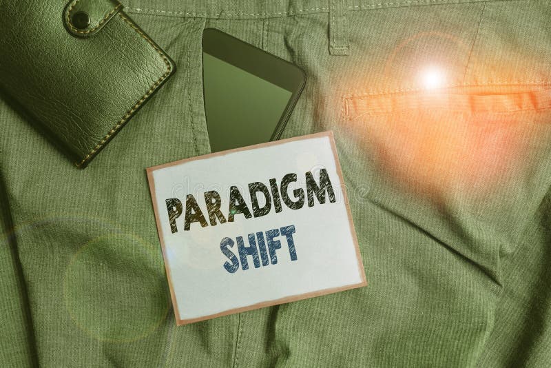Handwriting Text Paradigm Shift. Concept Meaning Fundamental Change in ...