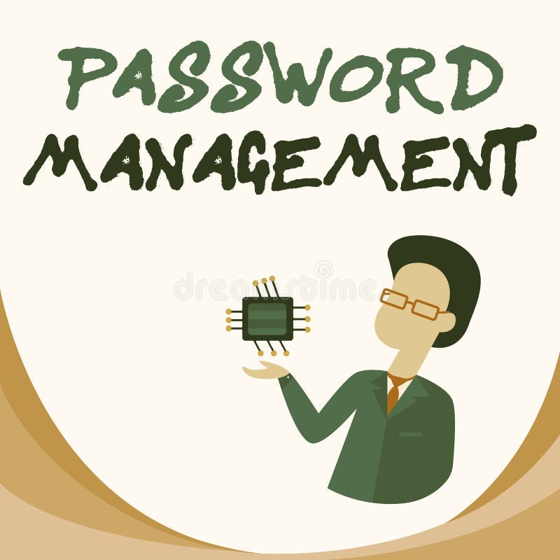 Handwriting Text Password Management. Word for Software Used To Help ...