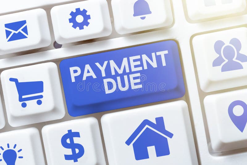 Handwriting Text Payment Due. Word for the Date when Payment Should Be ... Handwriting Text Payment Due. Word for the Date when Payment Should Be ...