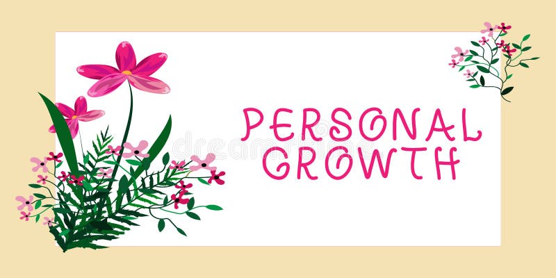 Handwriting Text Personal Growth. Business Concept Ongoing Process of ...