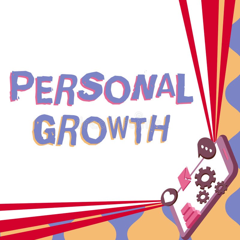 Text Showing Inspiration Personal Growth. Internet Concept Improve ...