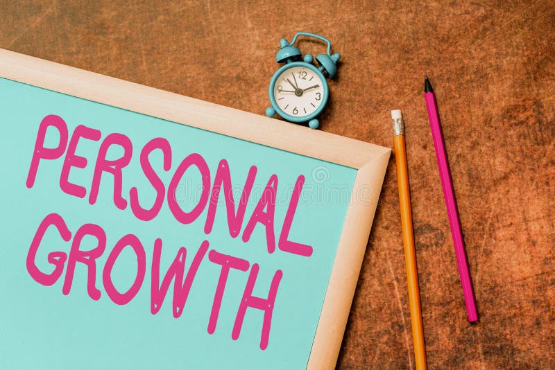 Handwriting Text Personal Growth. Word Written on Ongoing Process of ...