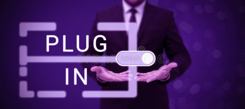 Handwriting Text Plug in. Business Idea Putting Device into Electricity ... Handwriting Text Plug in. Business Idea Putting Device into Electricity ...