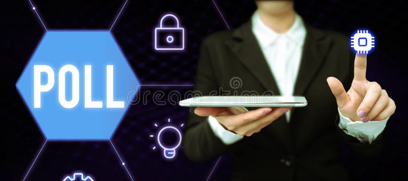 Handwriting Text Poll. Business Overview Record of the Number of Votes ...