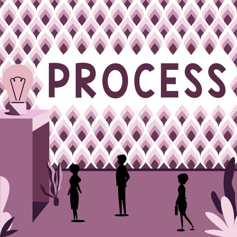 Handwriting Text Process. Business Concept Series of Progressive ...