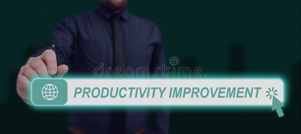 Handwriting Text Productivity Improvement. Word Written on Hacking ...