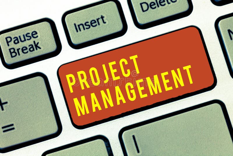 Handwriting Text Project Management. Concept Meaning Application ...