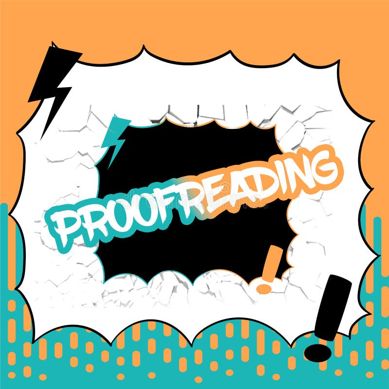 Handwriting Text Proofreading. Business Concept Act of Reading and ...