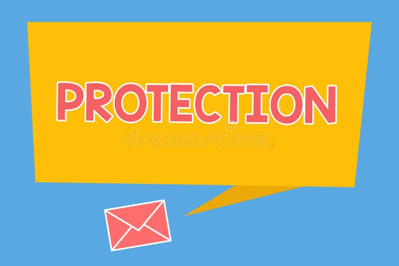 Handwriting Text Protection. Concept Meaning State of Being Protected ...
