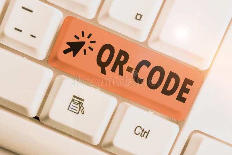 Handwriting Text Qr Code. Concept Meaning the Trademark for a Type of ...